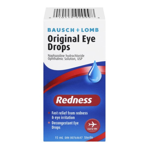 Bausch & Lomb Original Redness Eye Drops – McKnights Pharmacy