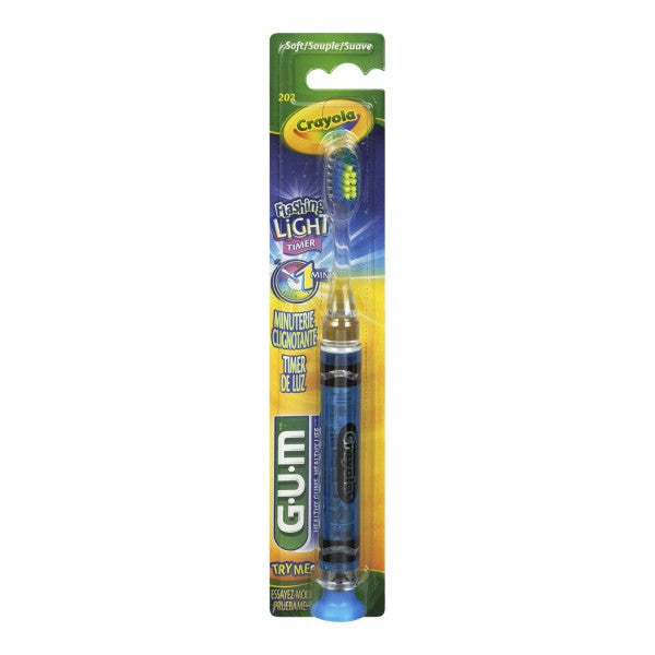 GUM Crayola Timer Light Toothbrush – McKnights Pharmacy