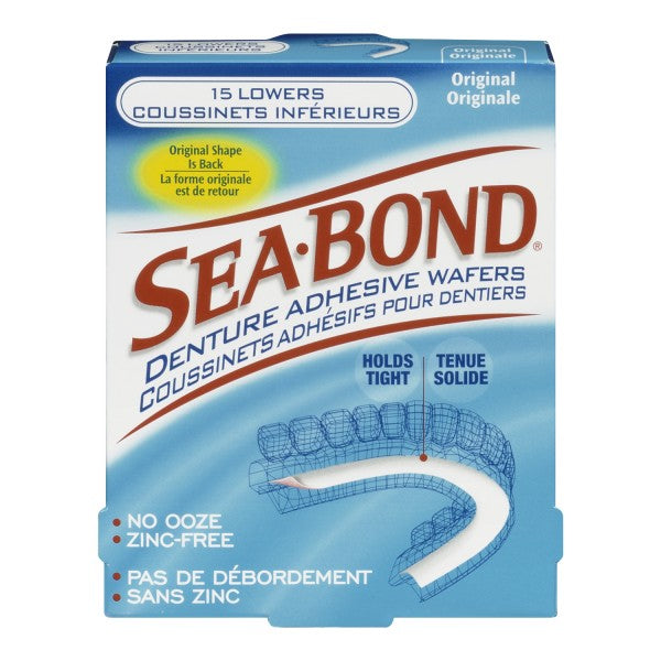 Sea Bond Denture Adhesive Wafers – McKnights Pharmacy